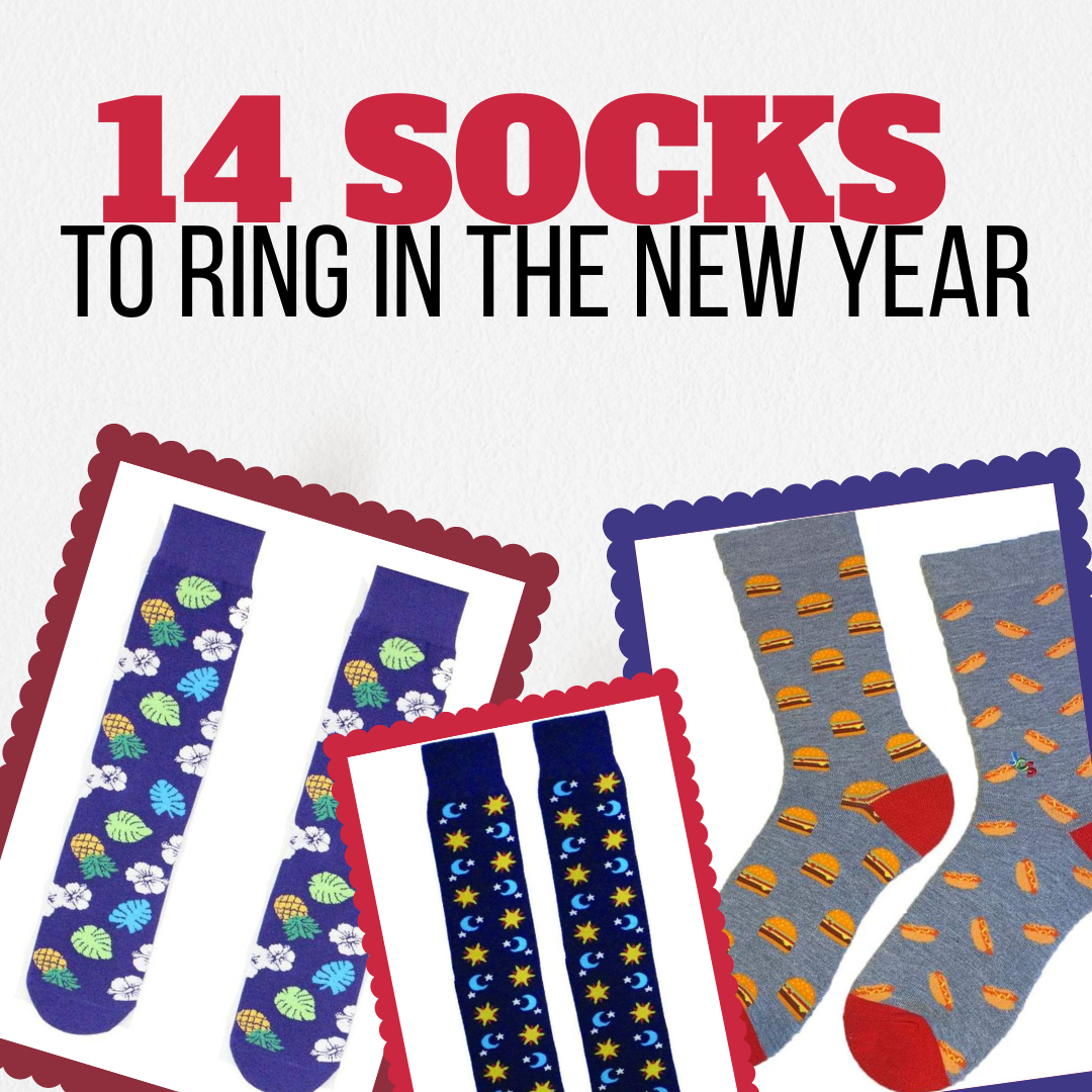 14 Socks To Ring In The New Year - John's Crazy Socks