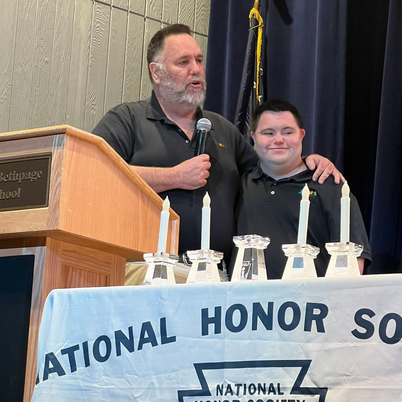 John and Mark X. Cronin Speak at the National Honor Society Induction ...