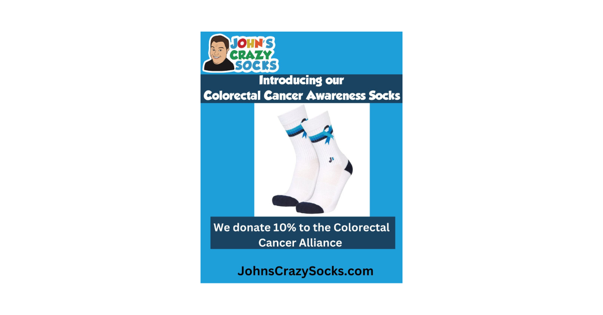 Step Up for a Cause: Introducing Our Colorectal Cancer Awareness Socks ...