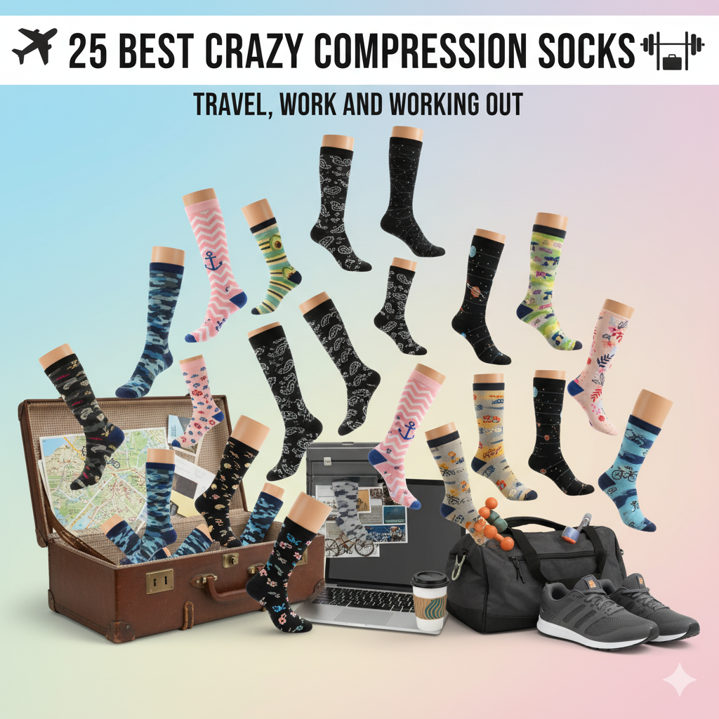 25 Best Crazy Compression Socks To Buy In 2025 | Fun & Colorful - Johns Crazy Socks