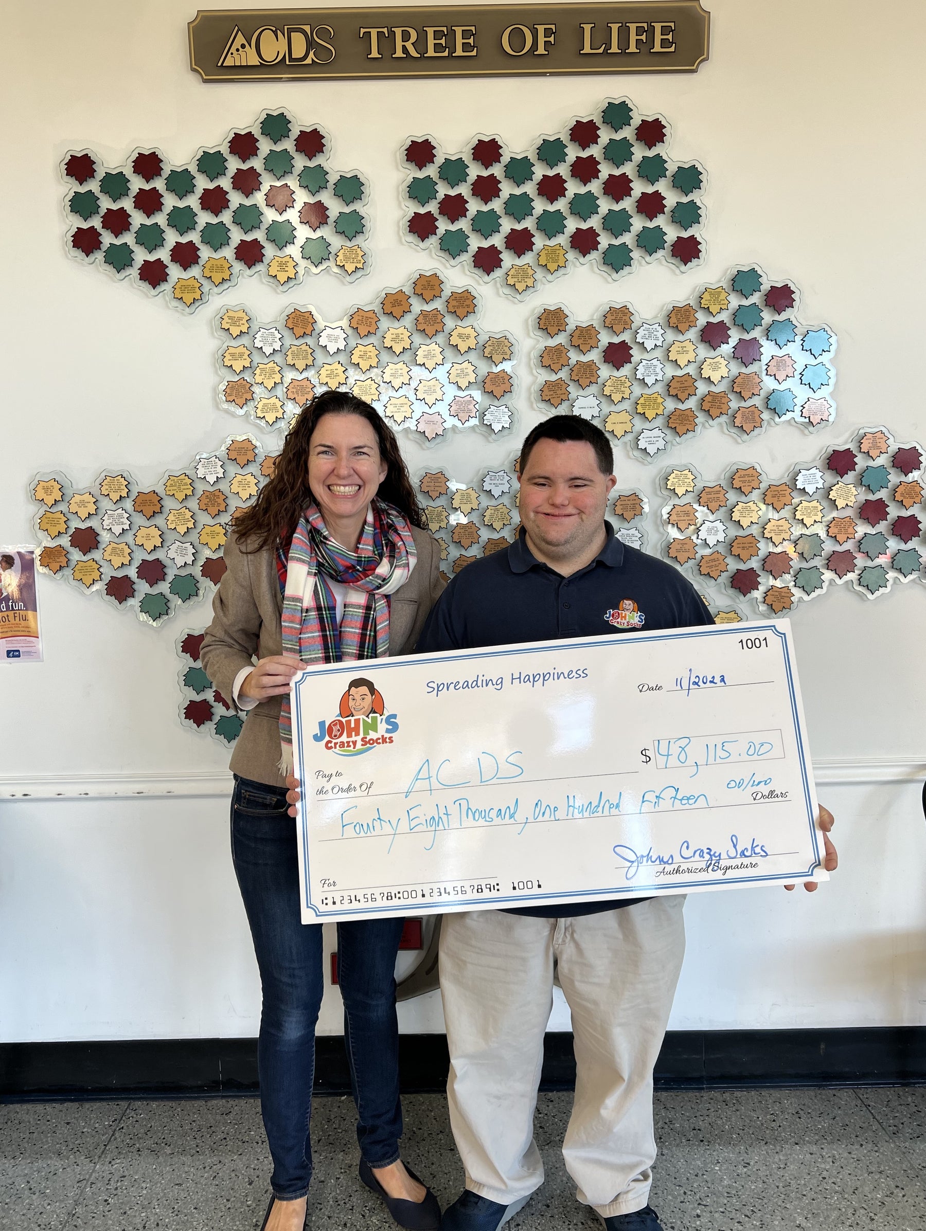 12 Days of Giving: John’s Crazy Socks Supports ACDS - Johns Crazy Socks