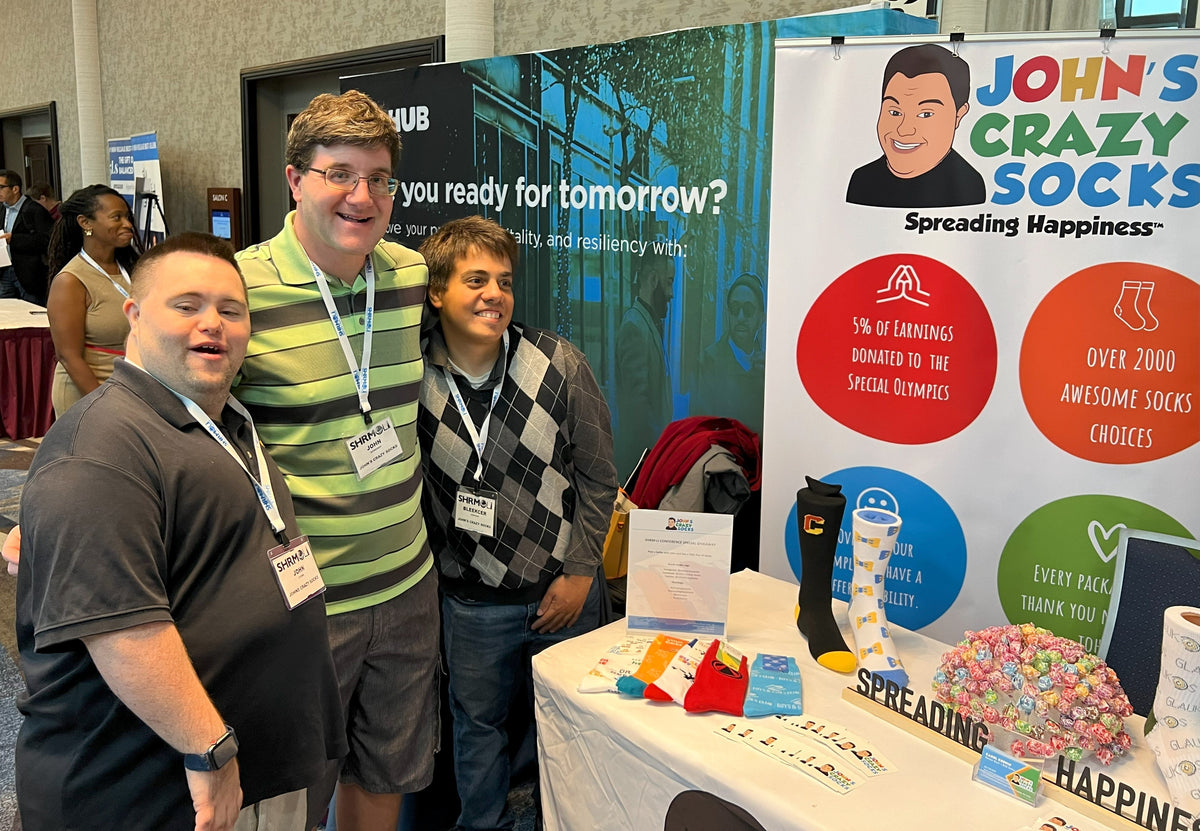 John’s Crazy Socks Displayed Custom Socks at the Long Island Society o ...