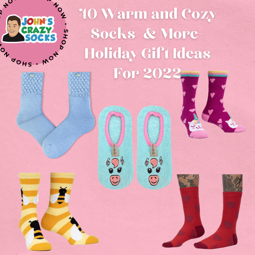 40 Warm and Cozy Socks & More- Holiday Gift Ideas For 2022 - John's ...