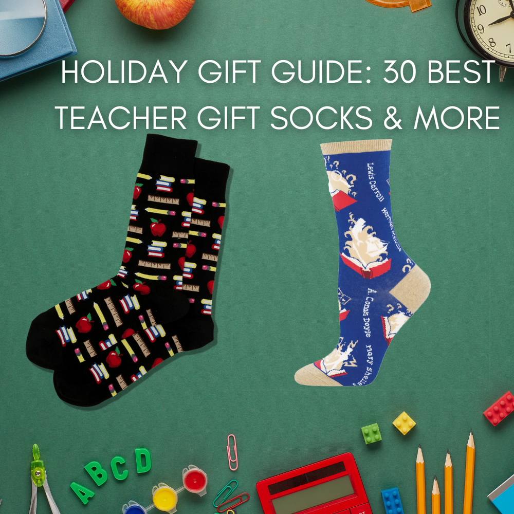 Holiday Gift Guide: 30 Best Teacher Gift Socks & More - John's Crazy Socks