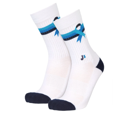 Colorectal Cancer Awareness Socks - Johns Crazy Socks