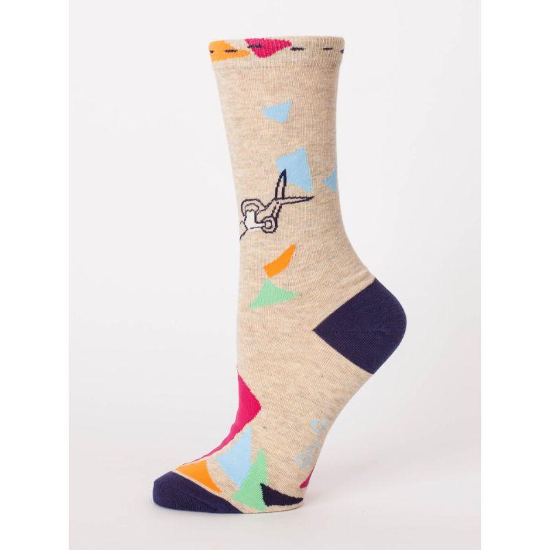 Crafty Bitch Socks - Crew Socks for Women - Johns Crazy Socks