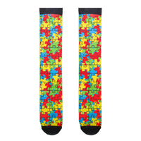 Autism Awareness Socks Unisex Knee High Sock