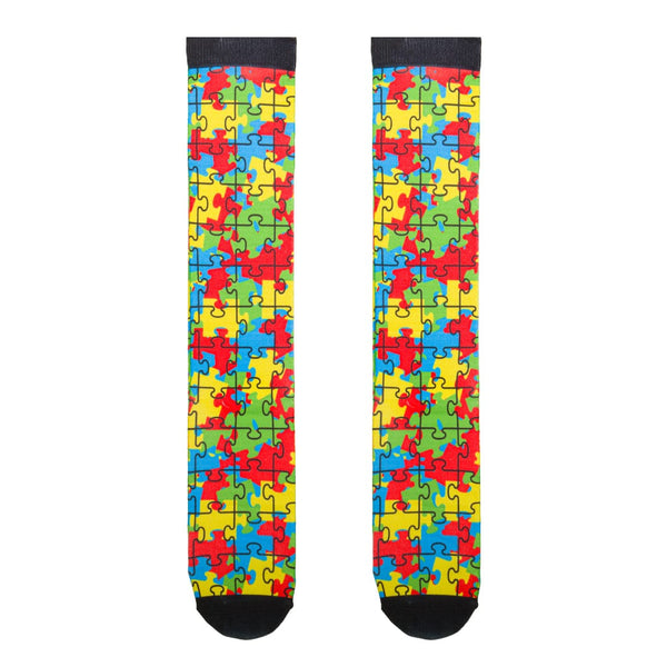 Autism Awareness Socks Unisex Knee High Sock