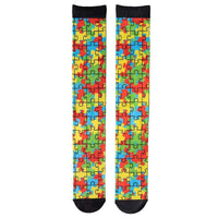 Autism Awareness Socks Unisex Knee High Sock