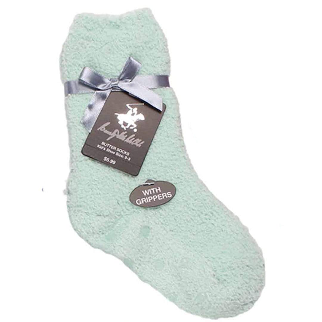 Solid Kids Fuzzy Socks - Pink / Kids - Johns Crazy Socks