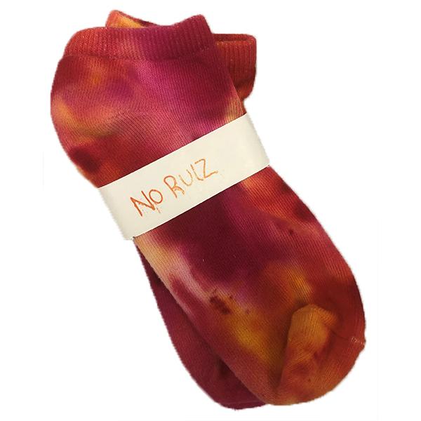 Rainbow No Show Socks Tie Dye No Rulz Sock - Johns Crazy Socks