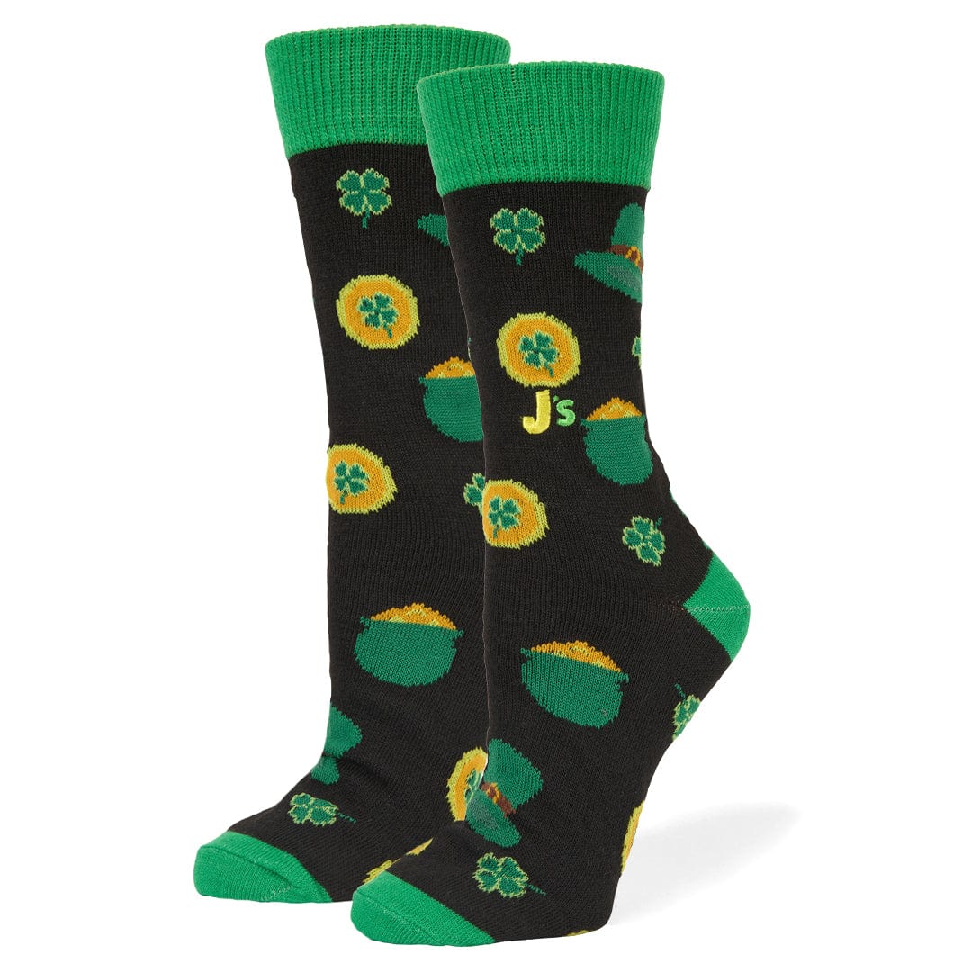 Lucky Icons Crew Socks - Johns Crazy Socks