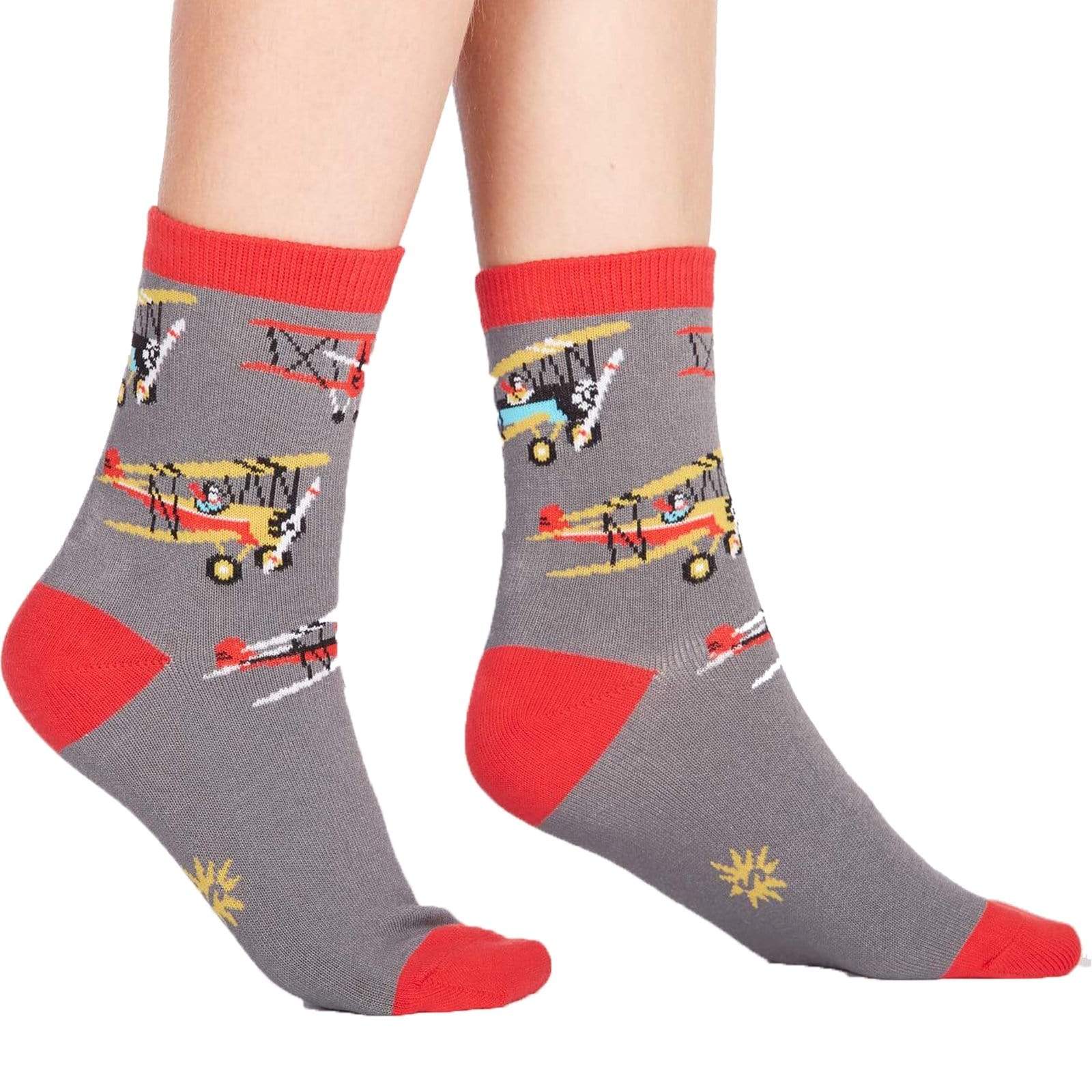 Co Pilot Youth Crew Sock - Johns Crazy Socks