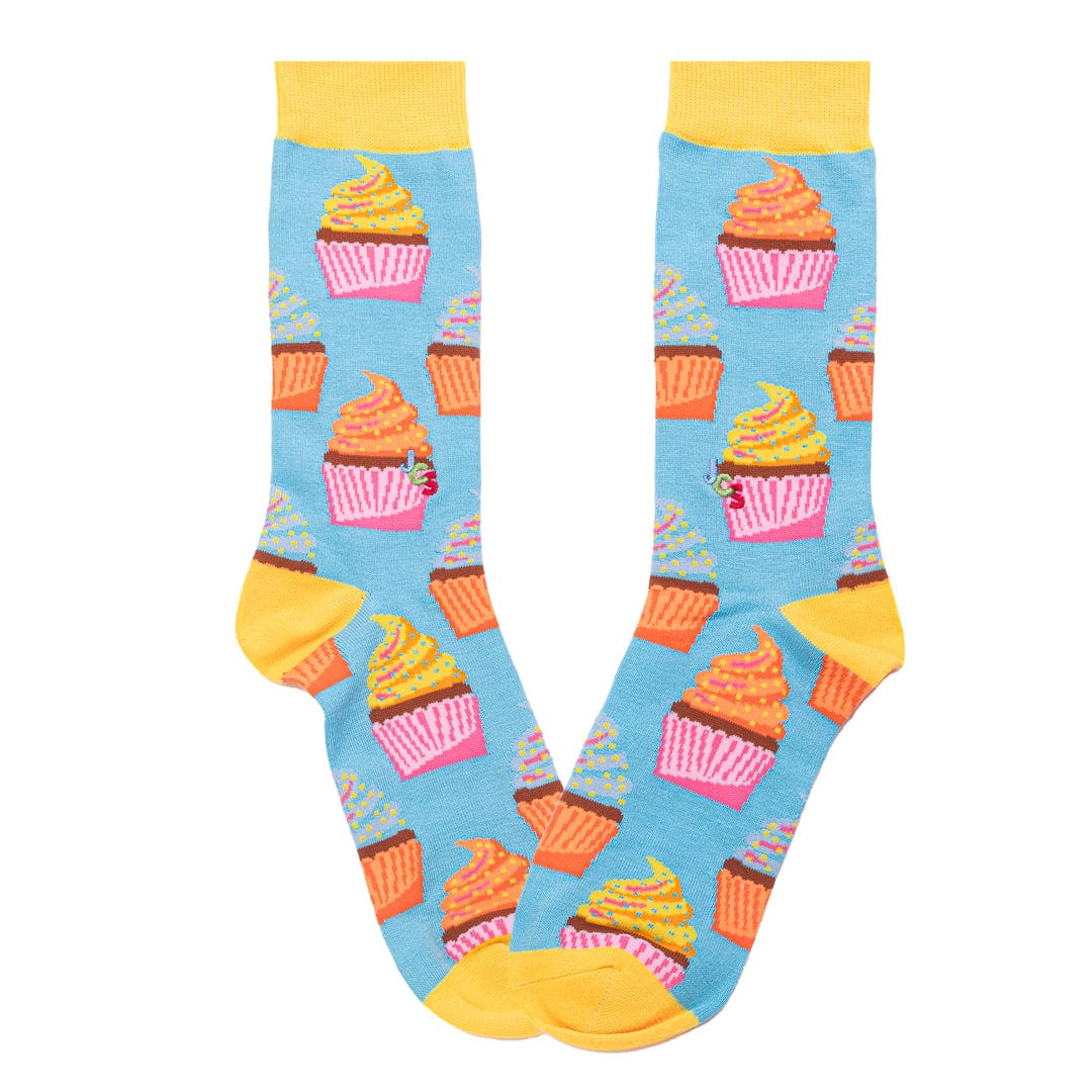 Cupcake Crew Socks - Johns Crazy Socks
