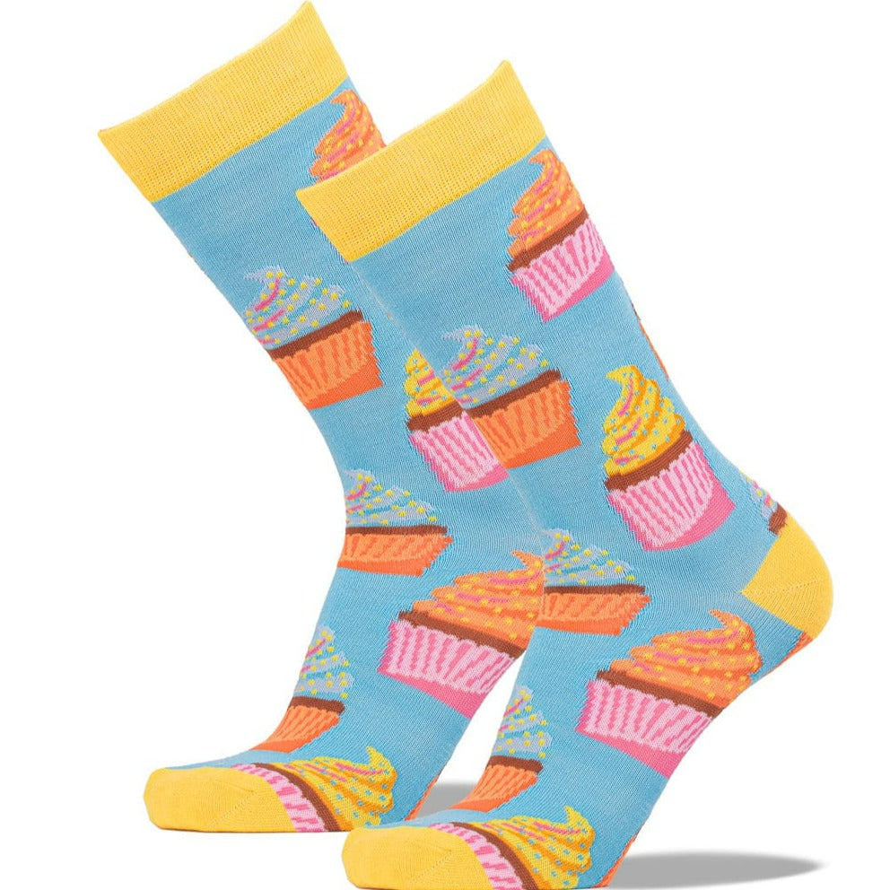 Cupcake Crew Socks - Johns Crazy Socks