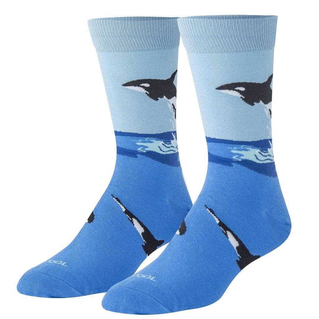Free Willy Men's Crew Sock - Johns Crazy Socks