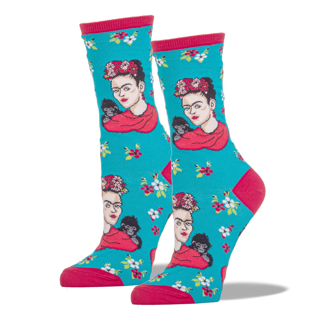 Frida Kahlo Women's Crew Socks - Johns Crazy Socks