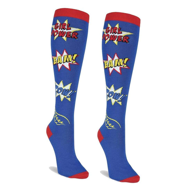 Girl Power Socks Women's Knee High Sock