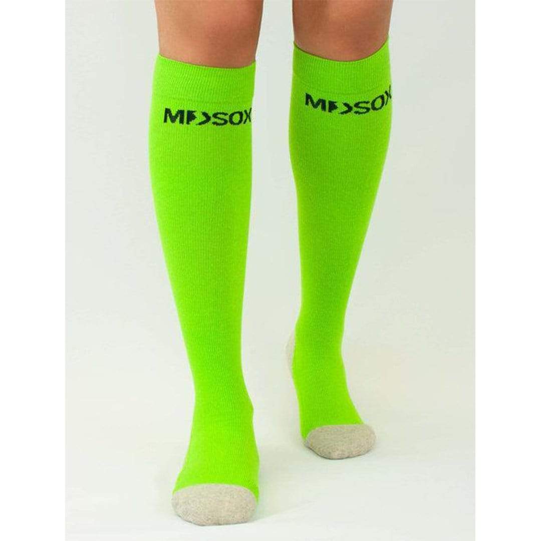 Graduated Compression Socks - Green Unisex Knee High Sock - Small ...