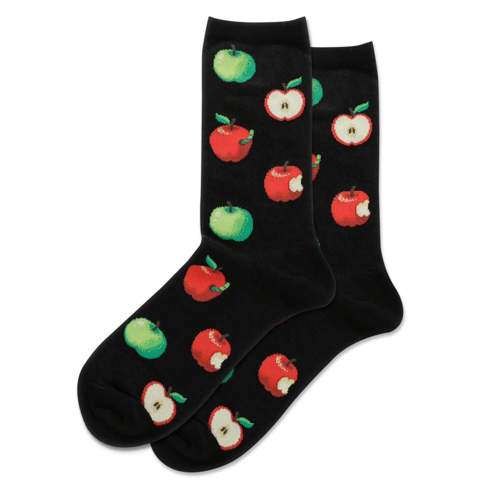 Apples Women's Crew Socks - Johns Crazy Socks