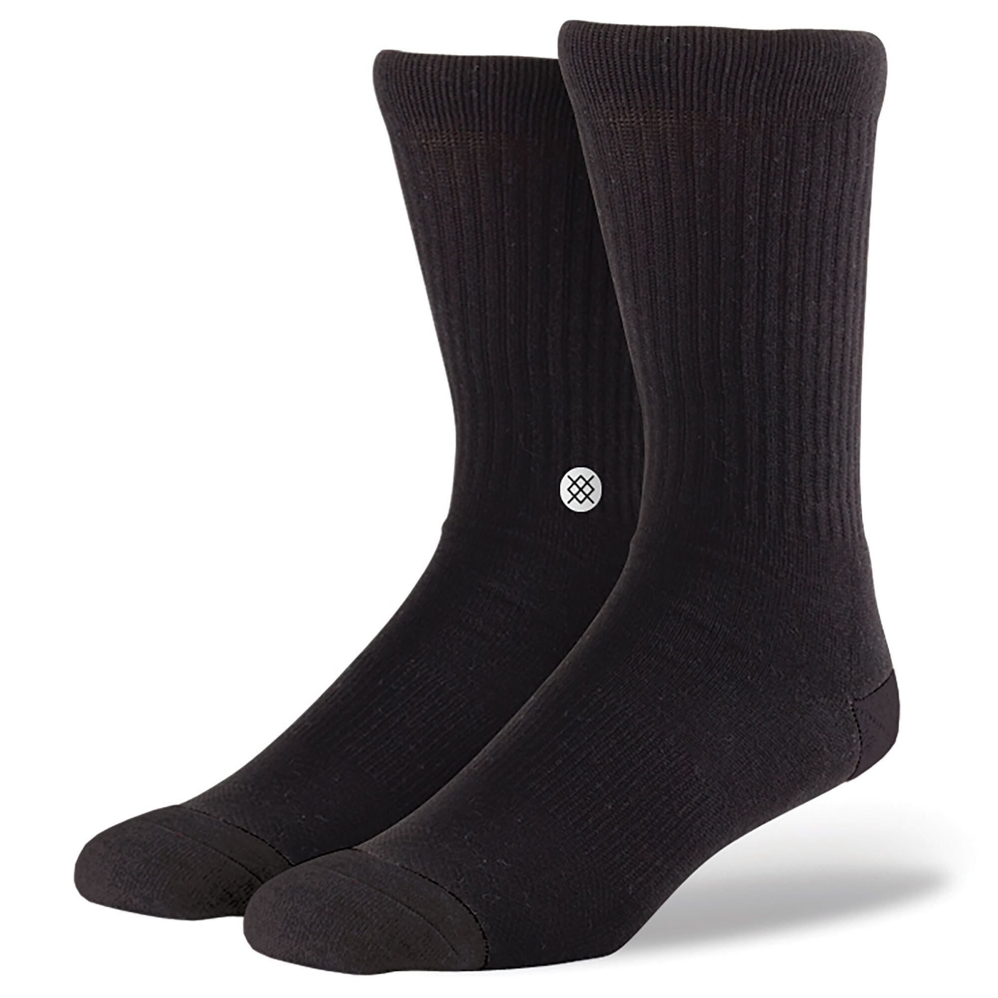 Icon 3 Pack Men's Crew Sock - Black / Grey / White / King Fits Most Men ...