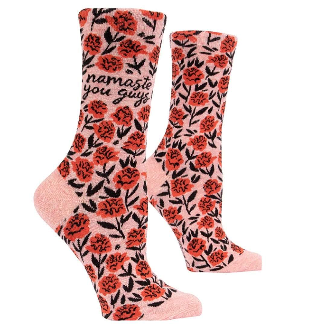 Namaste Women's Crew Sock - Johns Crazy Socks