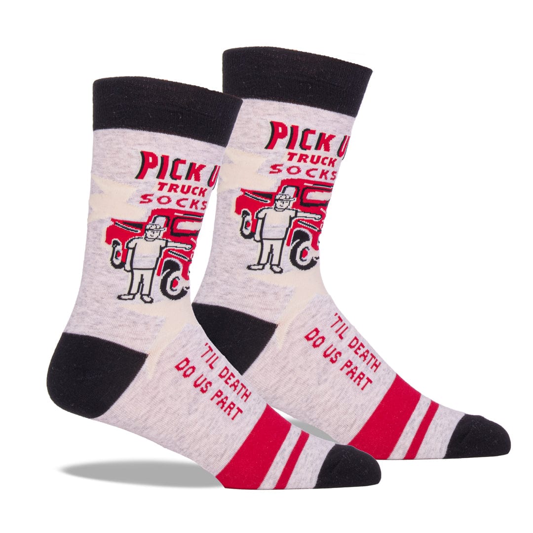 Pick-Up Trucks Socks - Crew Socks for Men - John's Crazy Socks
