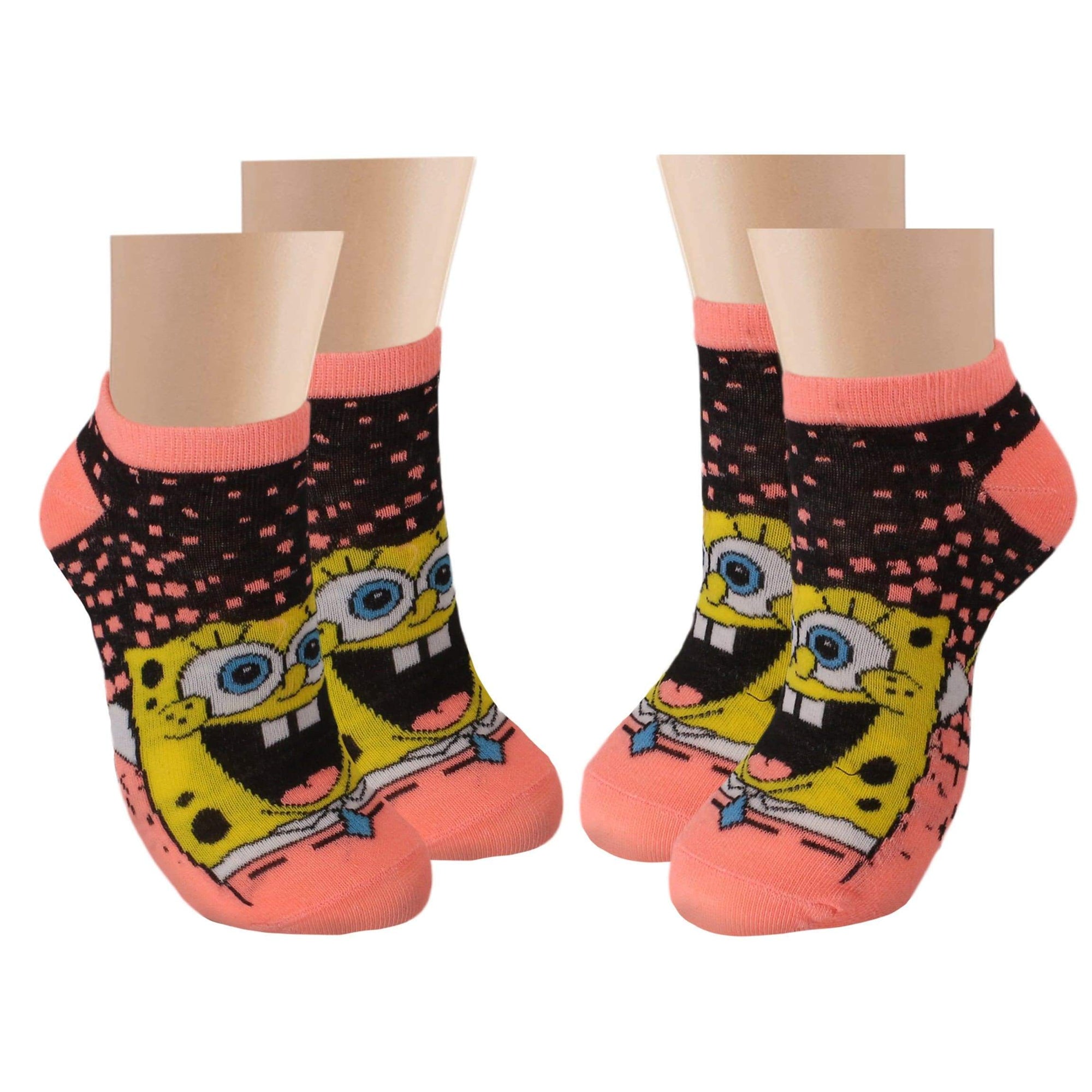 Spongebob 6 Pack Ankle Socks - Johns Crazy Socks