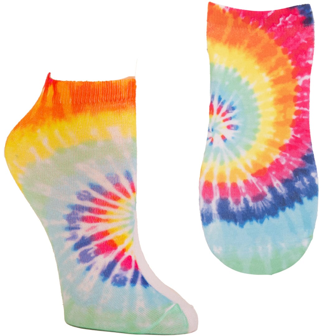 Tie Dyed Socks Ankle Sock - Rainbow - Johns Crazy Socks