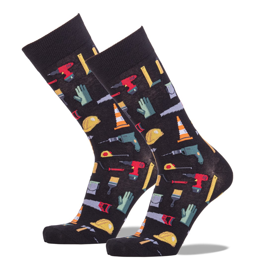 Tools Socks -- Crew Socks for Men - John's Crazy Socks