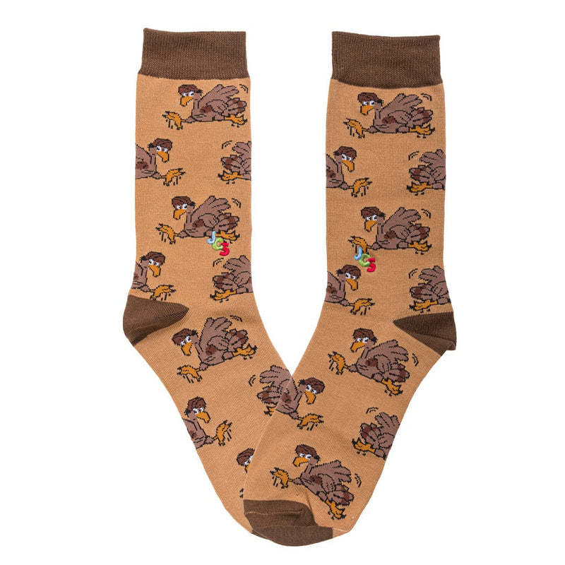 Turkey Bowl Unisex Crew Socks - Johns Crazy Socks