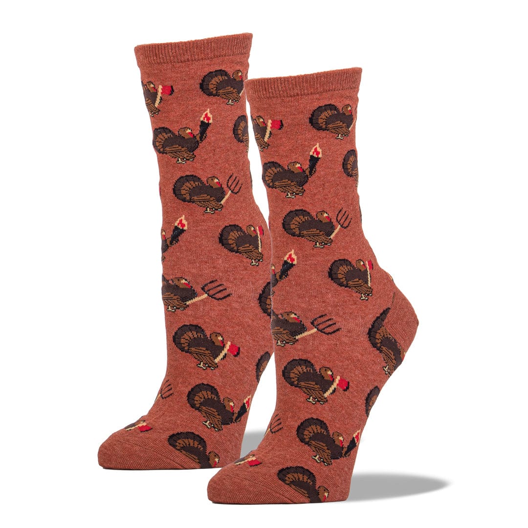 Turkey Revolution Thanksgiving Socks - Johns Crazy Socks