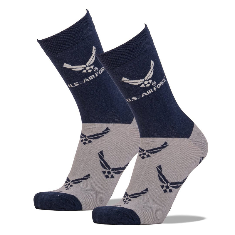 US Air Force Crew Sock - Womens / Navy Blue - Johns Crazy Socks