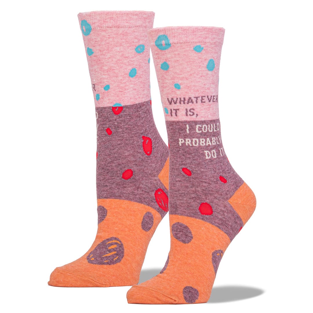 Whatever It Is Women's Crew Socks - Johns Crazy Socks