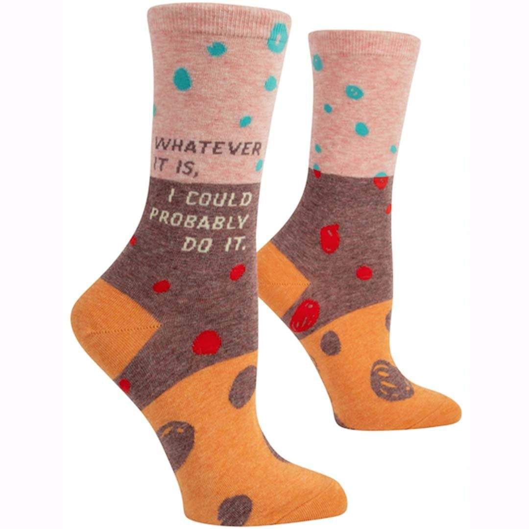 Whatever It Is Women's Crew Socks - Johns Crazy Socks