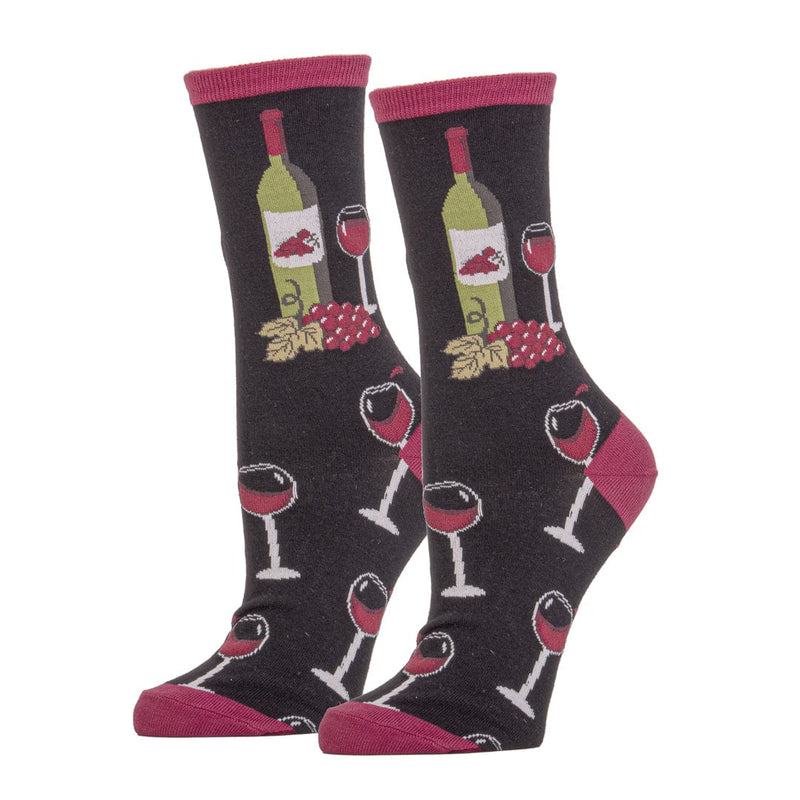 Wine Scene Socks Women's Crew Sock