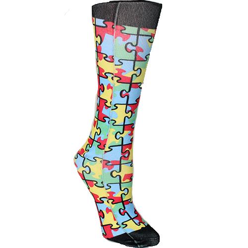 Autism Awareness Socks Unisex Knee High Sock