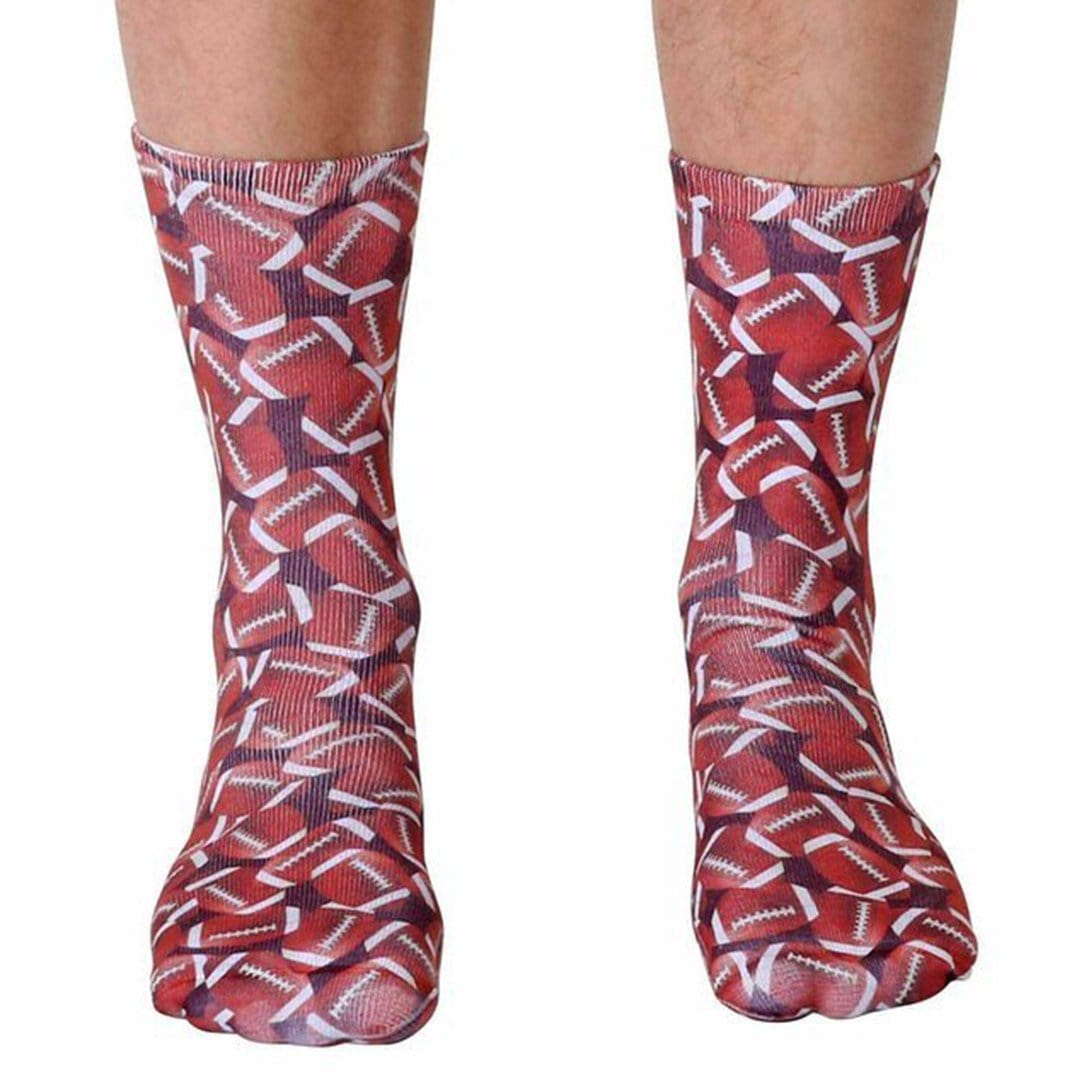 Football Touchdown Socks Unisex Crew Sock