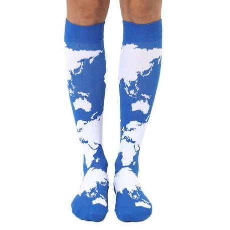 Map Compression Socks - Johns Crazy Socks