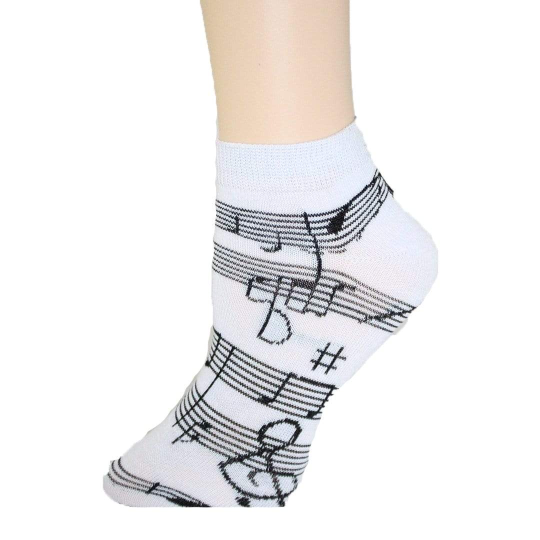 Musical Themed Ankle Socks - Ankle Socks for Women - Johns Crazy Socks