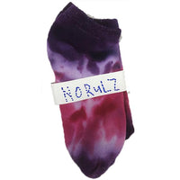 Rainbow No Show Socks Tie Dye No Rulz Sock - Johns Crazy Socks