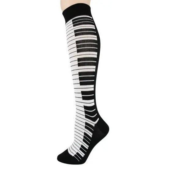 Piano Women's Knee High Socks - Johns Crazy Socks
