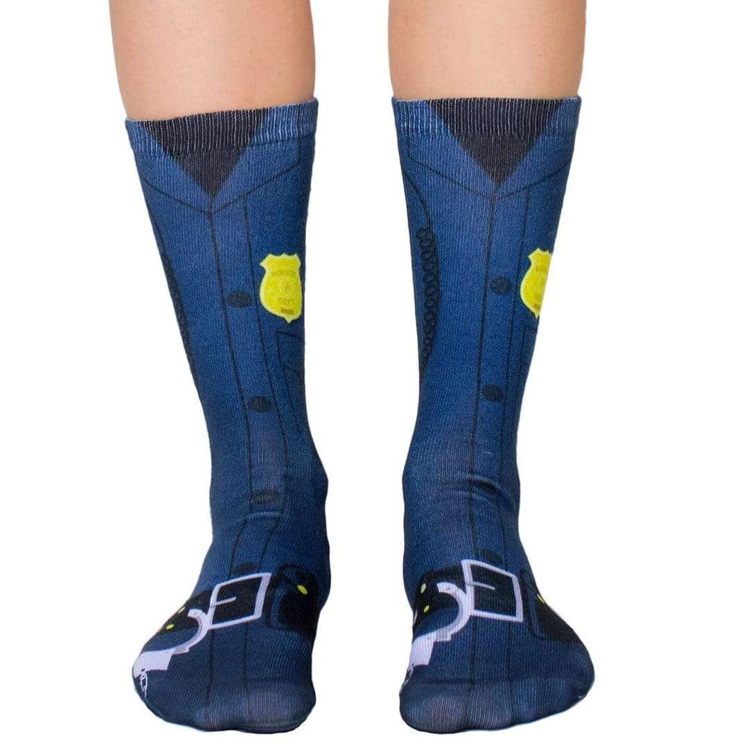 Police Crew Socks - Johns Crazy Socks