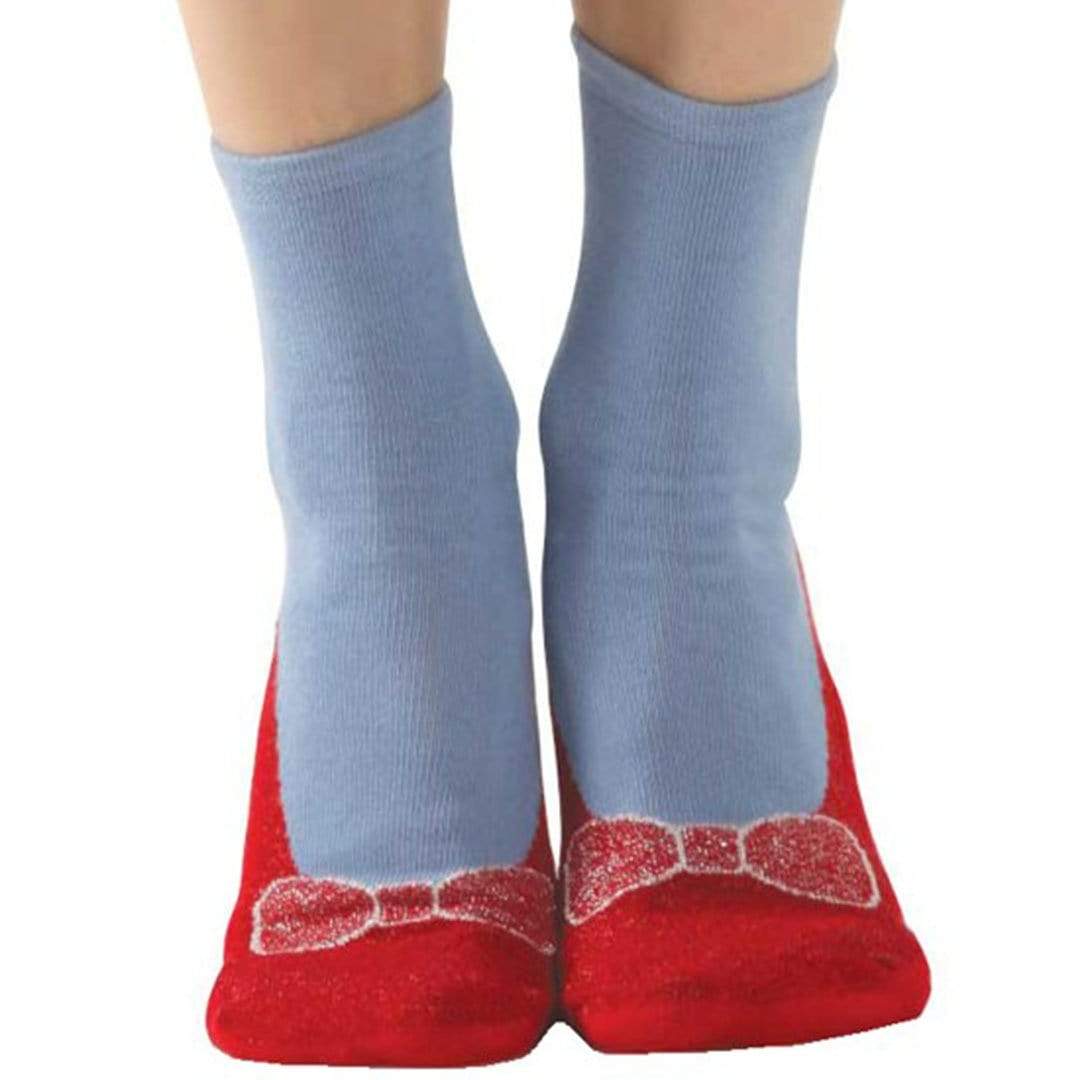Red Slipper Socks - Slipper Socks for Women - Johns Crazy Socks