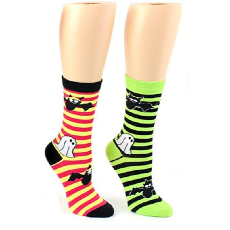 Ghost and Bat Socks Women's Crew Sock