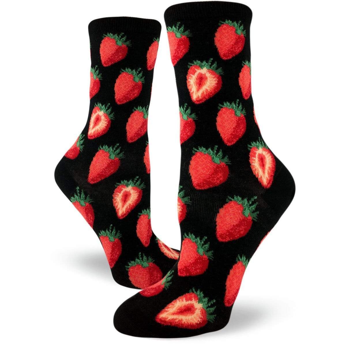 Strawberry Crew Socks for Women