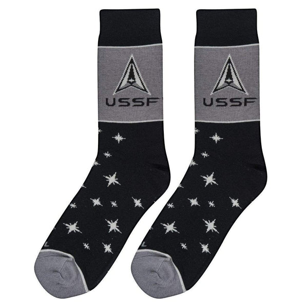 US Space Force Men's Crew Sock - Johns Crazy Socks