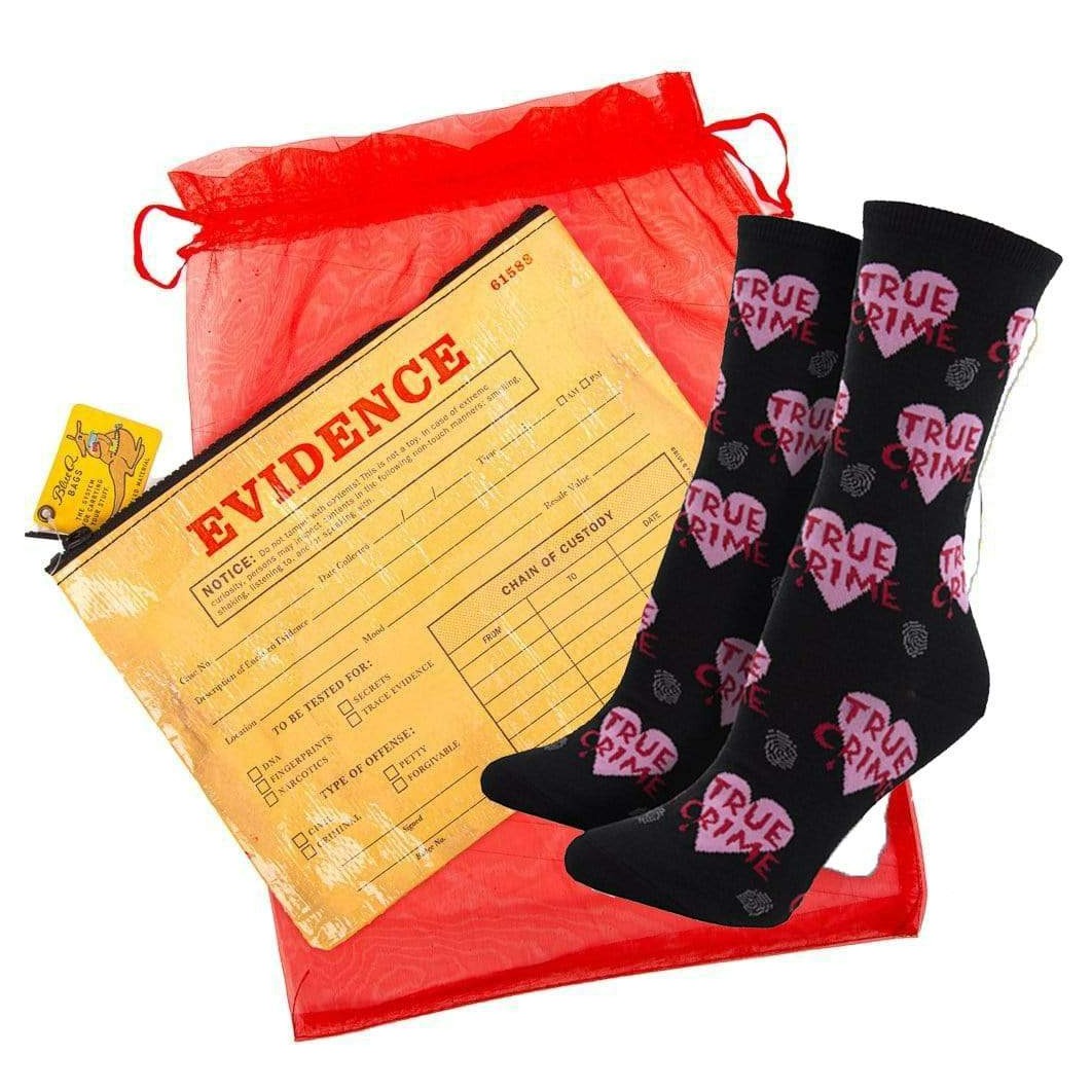 True Crime Detective Gift Bag - Yellow - Johns Crazy Socks