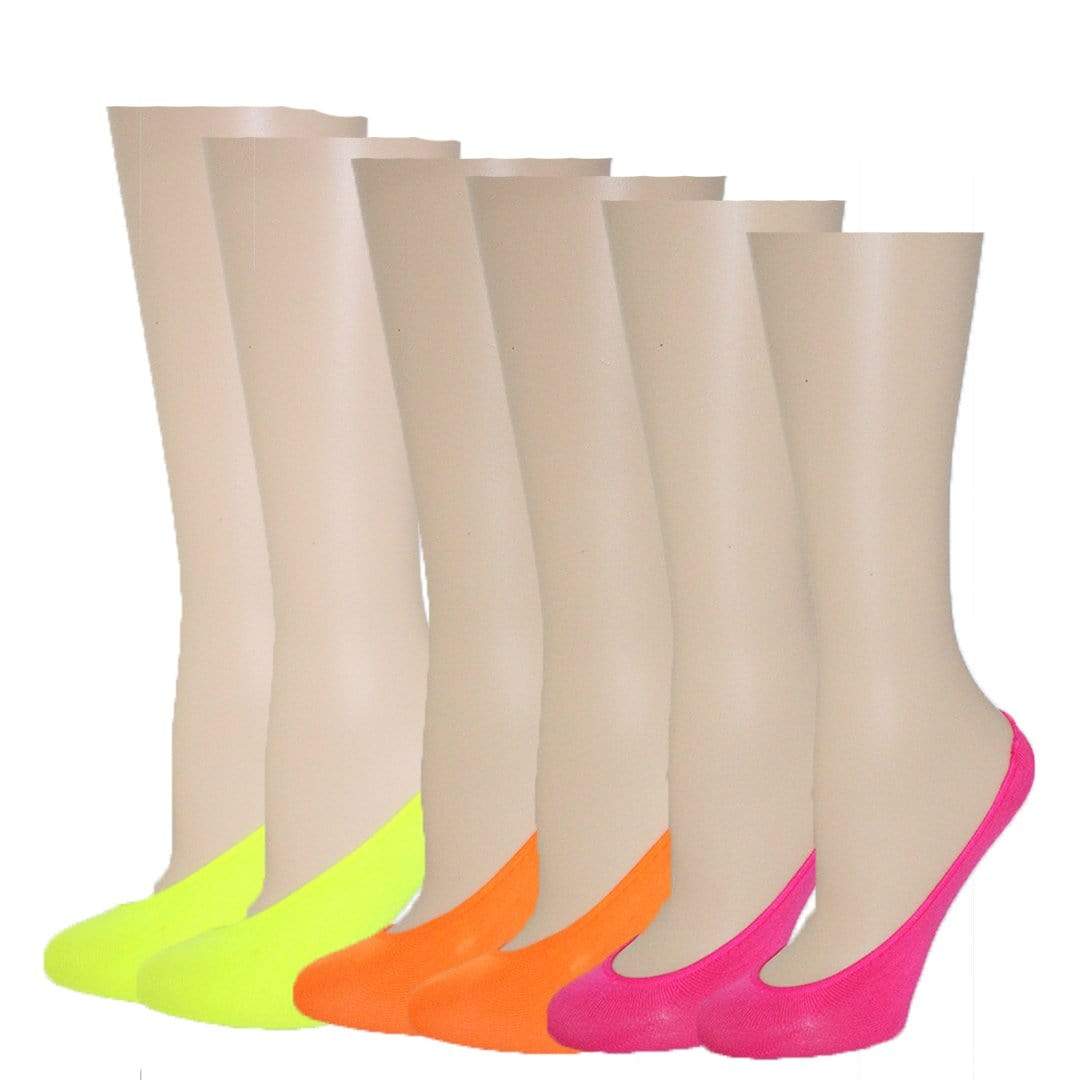 Neon Colorful Liner Socks - Johns Crazy Socks